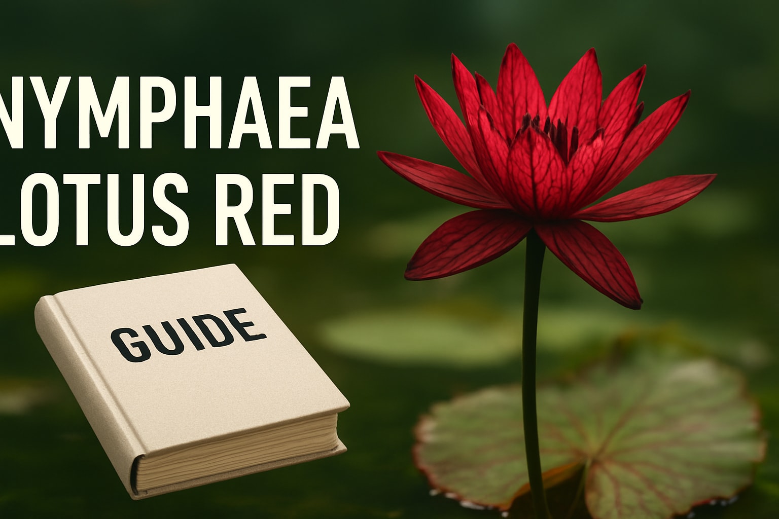 Nymphaea Lotus Red Guide: Cultivation Tips for… | Canton Aquatics